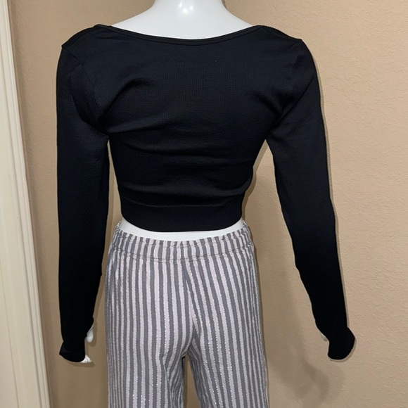 OQQ | Tops | Nwt Oqq Womens 2 Piece Crop Top Ribbed Seamless Workout ...